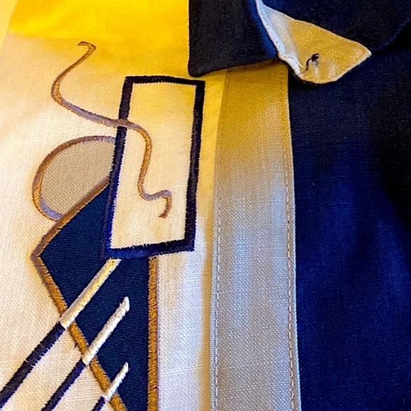 Alan Stuart | Shirts | Vintage Alan Stuart Shortsleeve Linen Buttonup ...